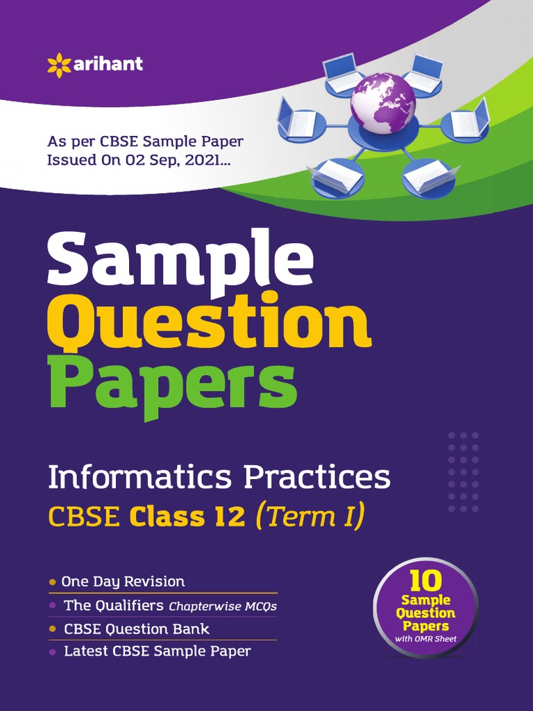 Arihant Informatics Practices Class 12 Term 1 Sample Papers | PDF ...