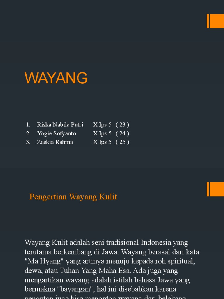 Wayang Kulit | PDF