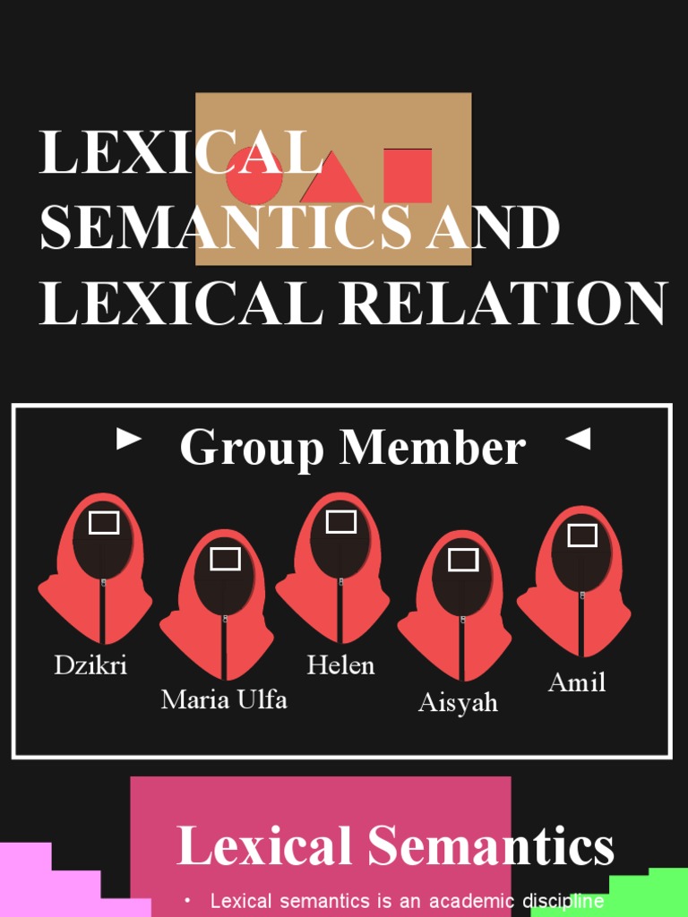 Lexical Semantics and Lexical Relation | PDF | Lexical Semantics | Language Mechanics
