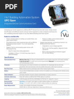 Alerton - VLC-1600-E Data Sheet | PDF | Input/Output | Flash Memory