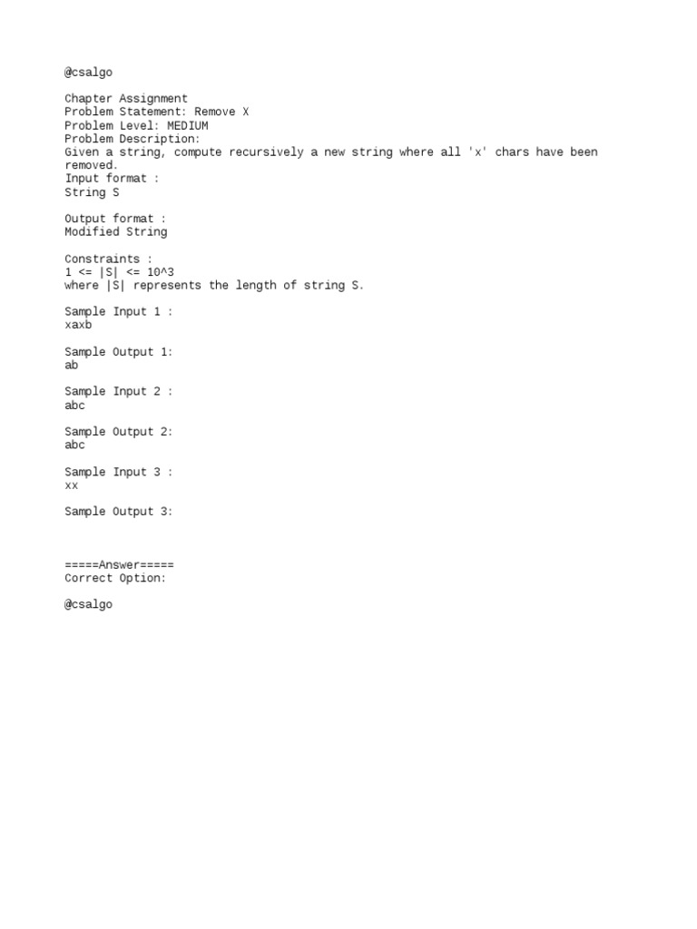 1.remove X | PDF | Science & Mathematics