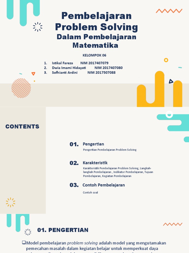 Kelompok 6 - SPM - Problelm Solving | PDF