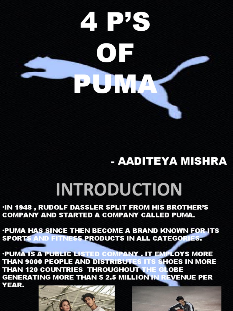 Puma's Marketing Mix: 4 P's Explained | PDF