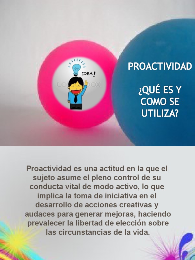 PROACTIVIDAD | PDF | Ciencias del comportamiento