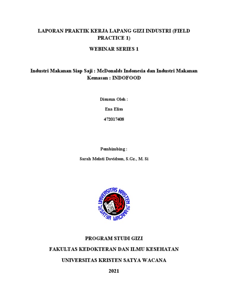 Ena Elisa - 472017408 - Webinar Series 1 | PDF