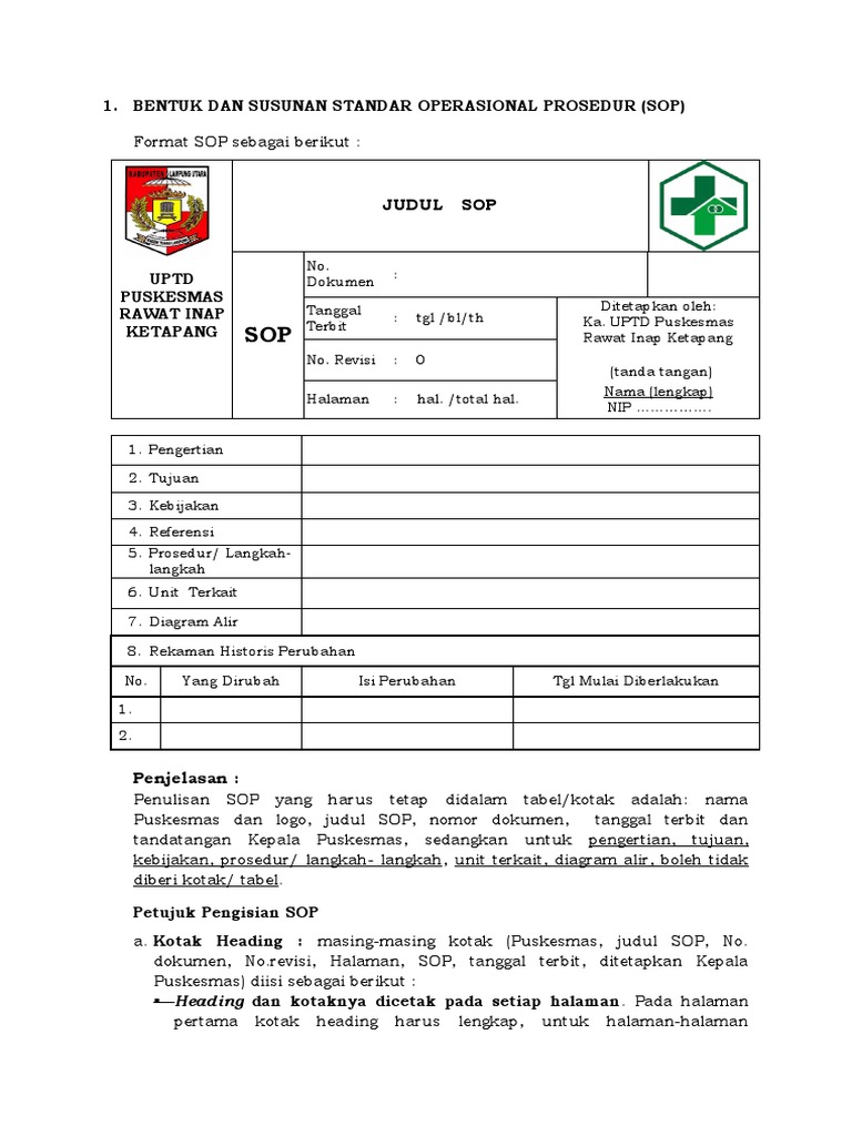 Bentuk Dan Susunan Sop | PDF