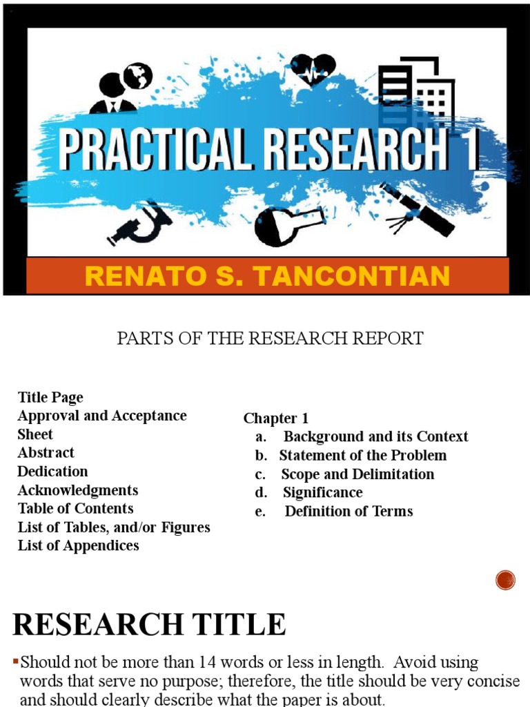Practical Research Format | PDF | Sampling (Statistics) | Methodology