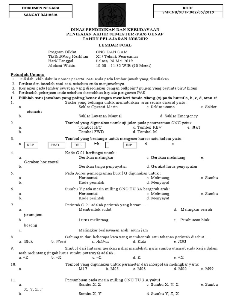 Xi CNC Dan Cam | PDF