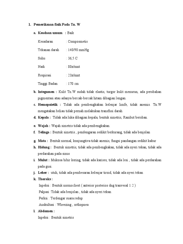 OSCA Head To Toe | PDF
