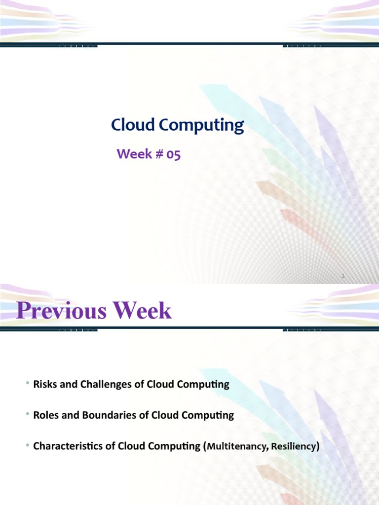 CC Week 05 | PDF | Cloud Computing | Software As A Service