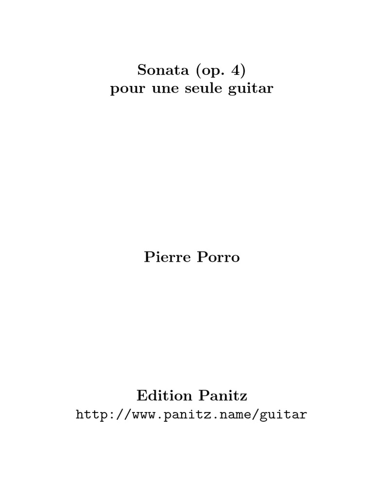 Porro Op4 | PDF