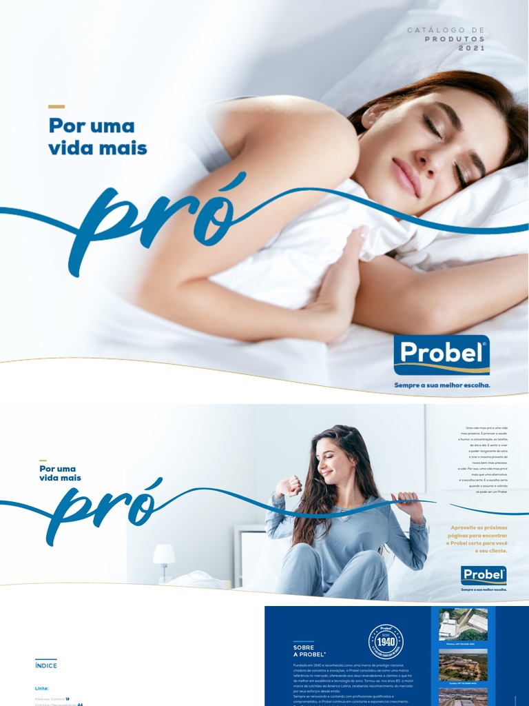 Catálogo Probel - Digital | PDF | Colchão | Têxteis