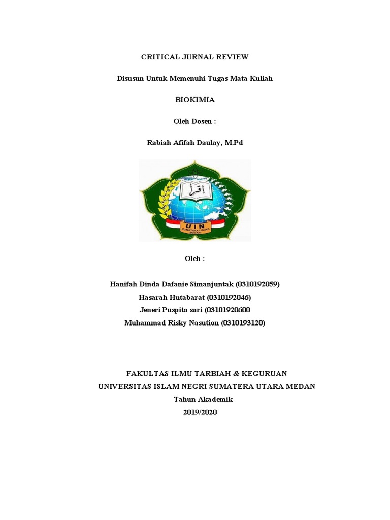 CJR Biokimia Real | PDF