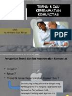 Trend & Isu Keperawatan Komunitas | PDF | Pengembangan Diri
