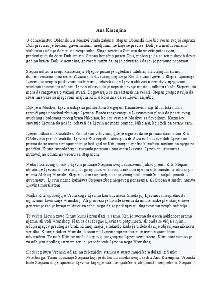 Ana Karenjina | PDF