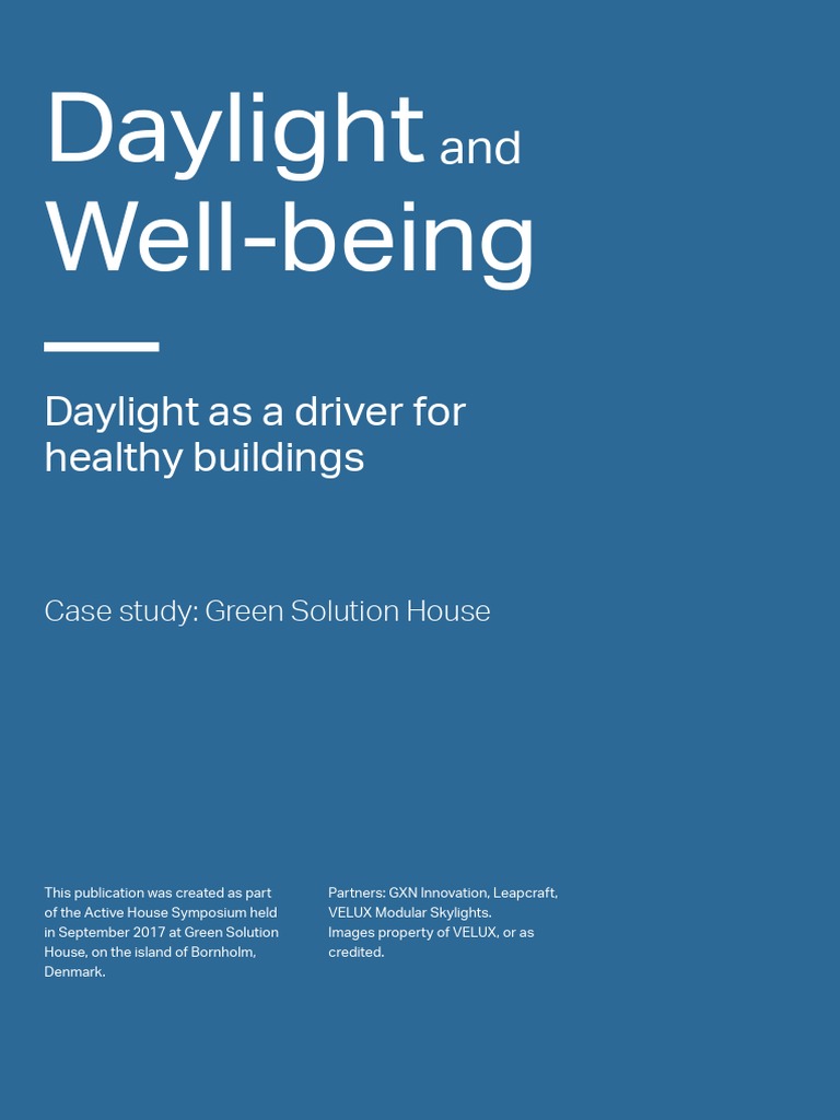 Daylight Well-Being: Daylight As A Driver For Healthy Buildings | PDF ...