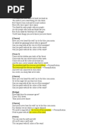 Count On Me Lyrics | PDF | Refrain | Song Structure