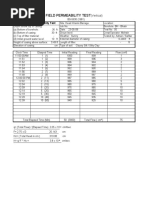 Field Permeability Test-1 | PDF | Casing (Borehole) | Hydrology