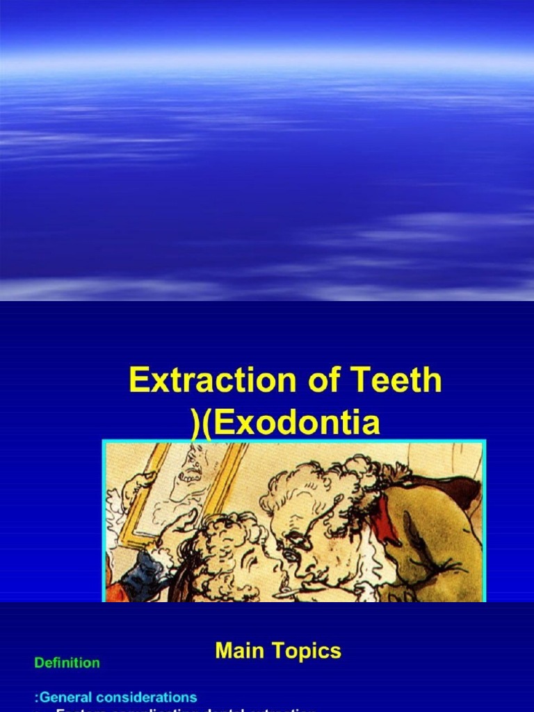 Exodontia 3 | PDF