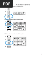 Ejercicios de Razonamiento Abstracto | PDF | Puntuación | Referencia