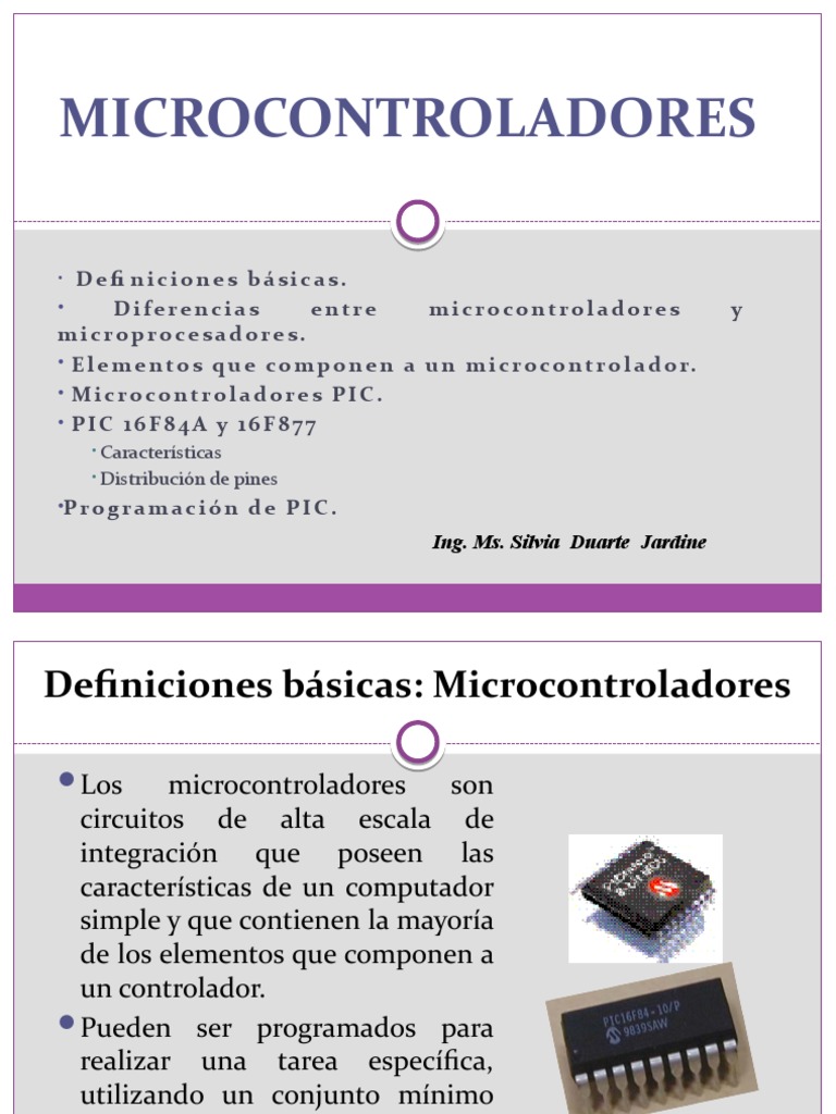 Microcontroladores 2018 | PDF | Microcontrolador | Microprocesador
