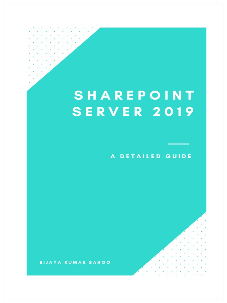 SharePoint 2019 Installation Steps PDF | PDF | Share Point | Microsoft