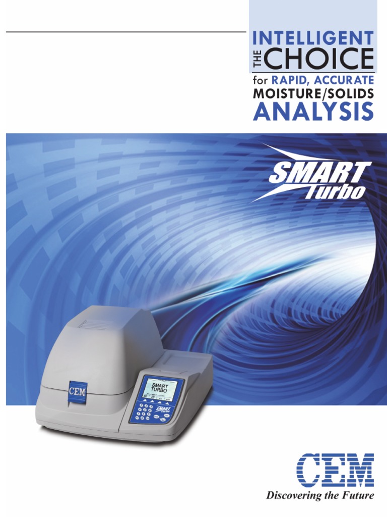 CEM Corporation's SMART Turbo Moisture/Solids Analyzer: Advanced ...