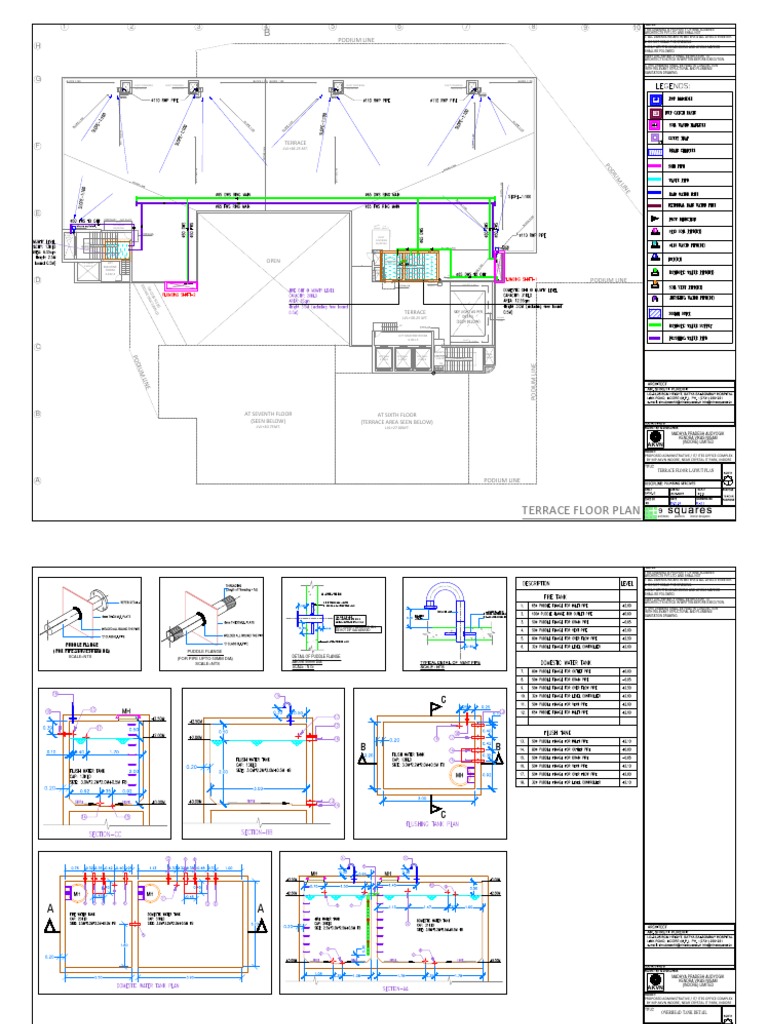 Plumbing Plan Drawings | PDF | Pipe (Fluid Conveyance) | Design