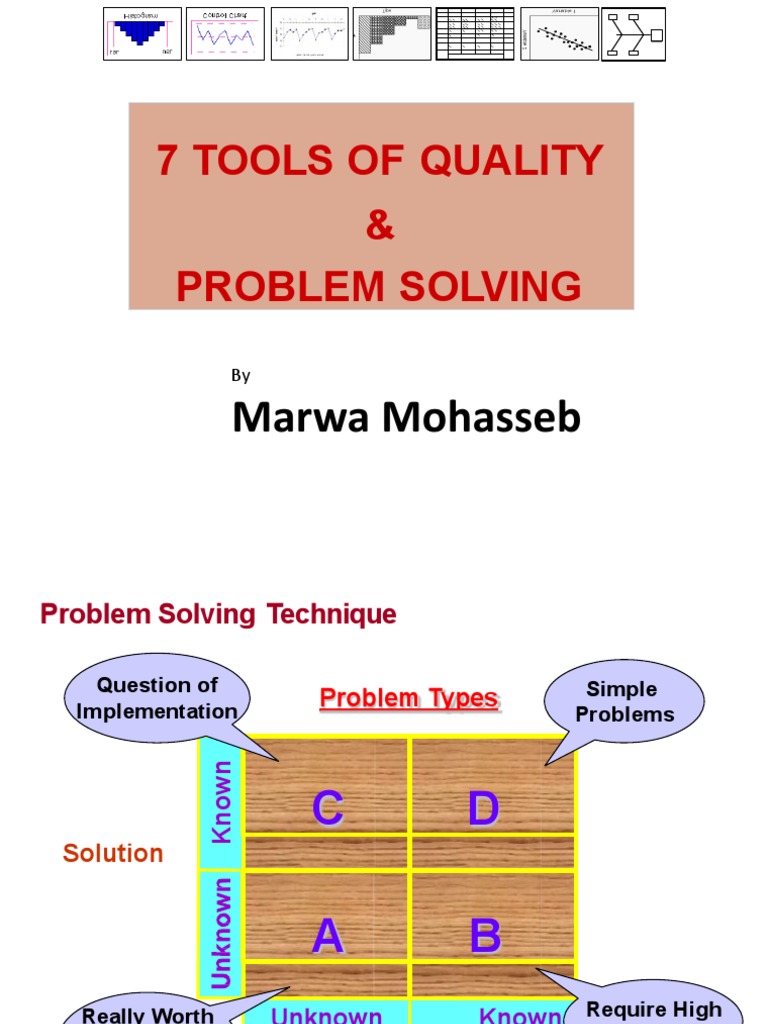 7 Tools of Quality and Problem Solving | PDF | Histogram | Scatter Plot