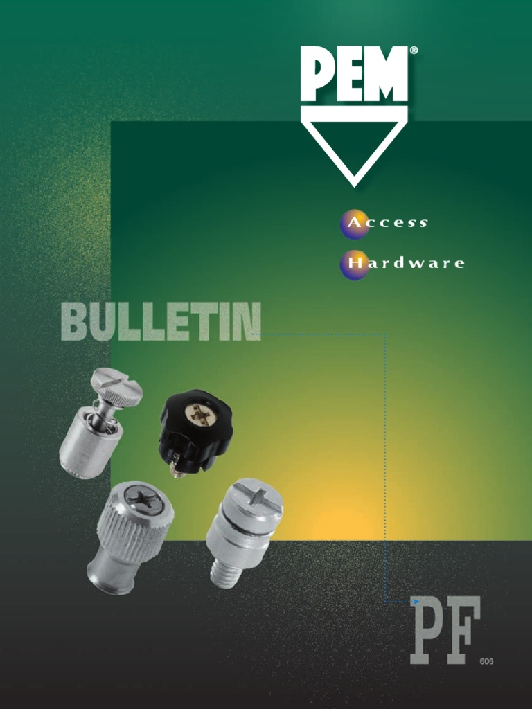 Pem Pfdata | PDF | Screw | Stainless Steel