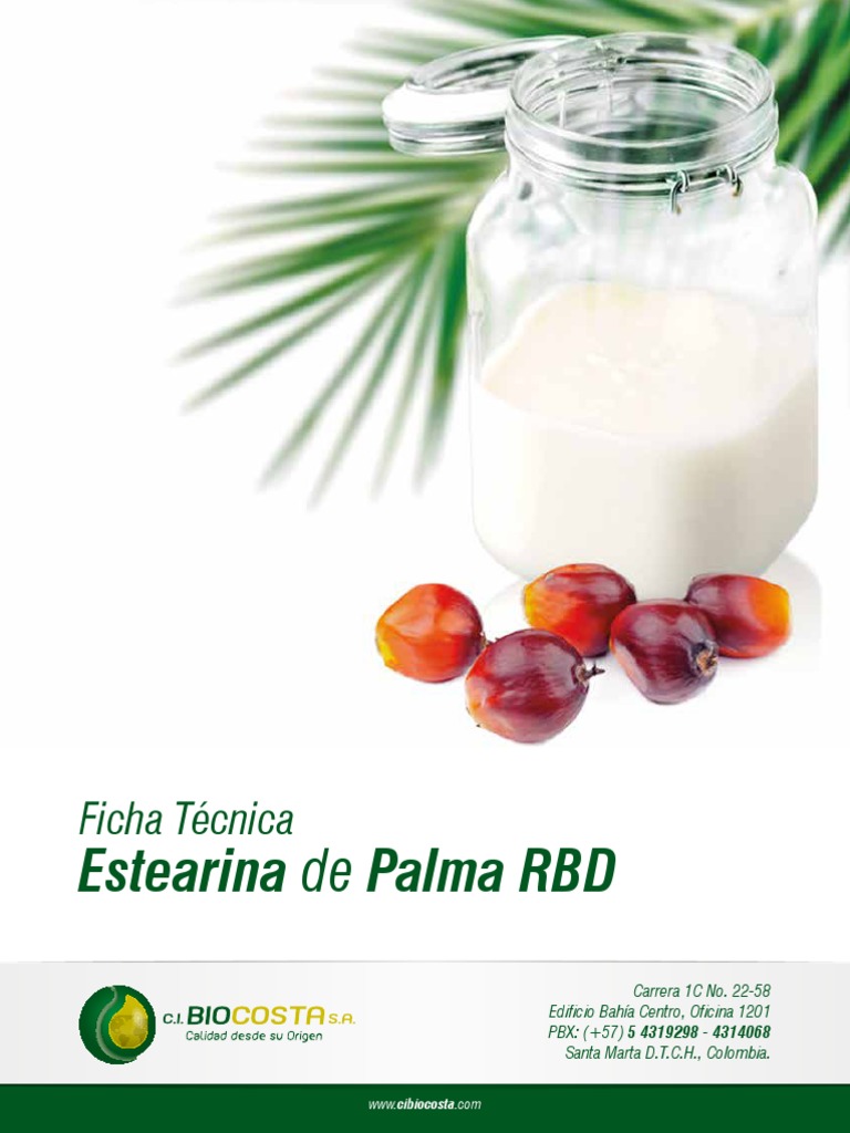 Estearina de Palma RBD | PDF