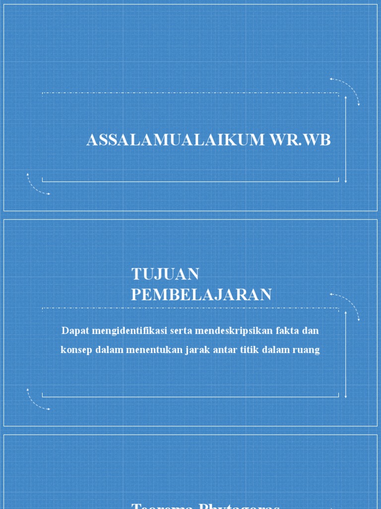 JARAK ANTAR TITIK DALAM RUANG | PDF