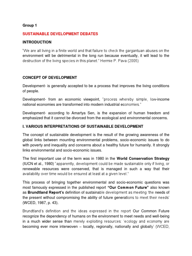 Sustainable Devlopment | PDF | Sustainability | Sustainable Development Sustainable Devlopment | PDF | Sustainability | Sustainable Development