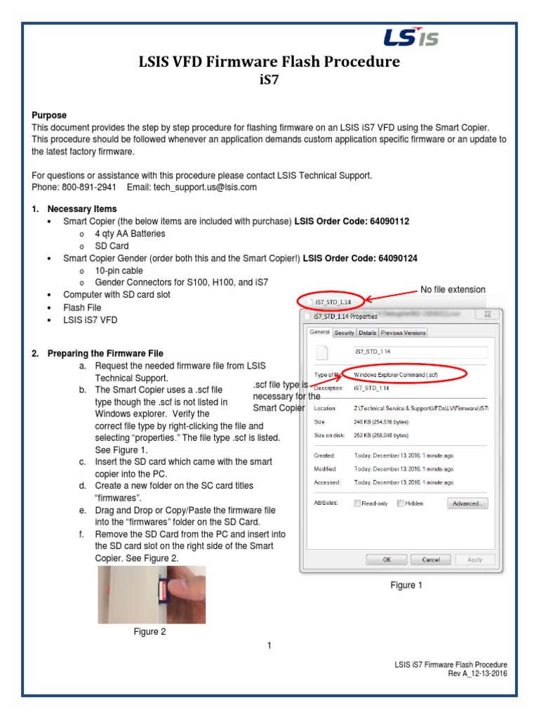 LSIS VFD Firmware Flash Procedure: Purpose | PDF | Computer File | Software