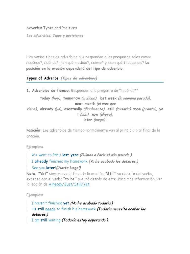 FreQuency Adverbs | PDF | Adverbio | Lingüística