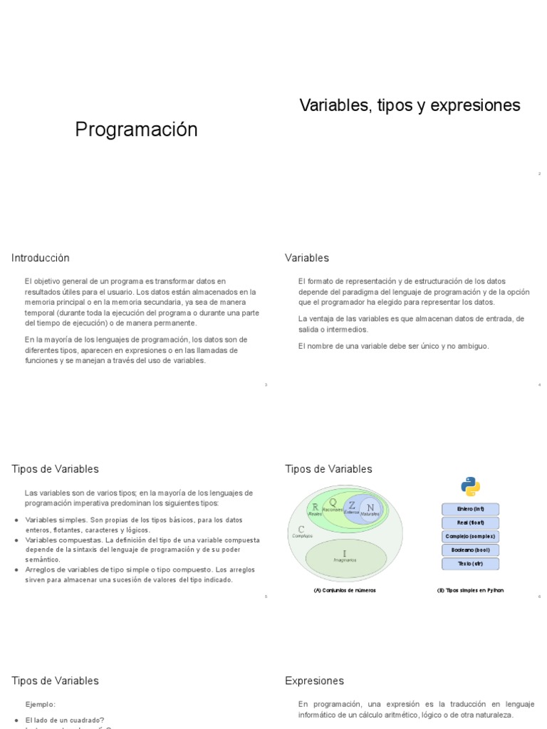 Conceptos Básicos de Programación | PDF | Lenguaje de programación ...