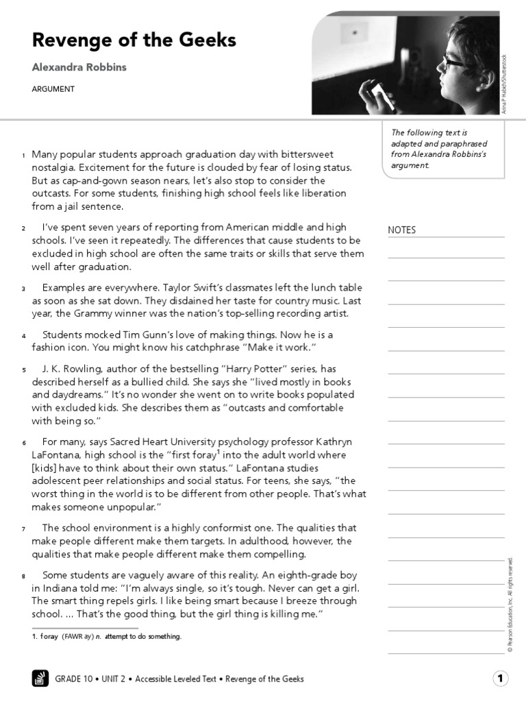 Revenge of The Geeks Text | PDF