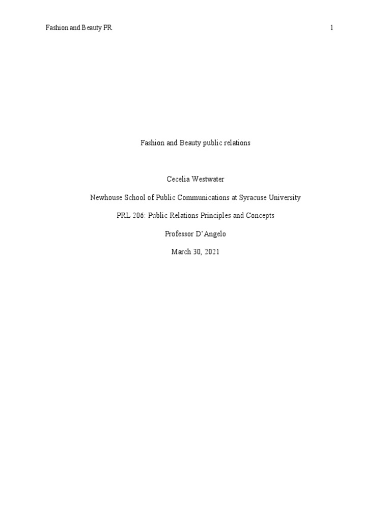 PRL 206 Research Paper | PDF | Fashion | Counterfeit