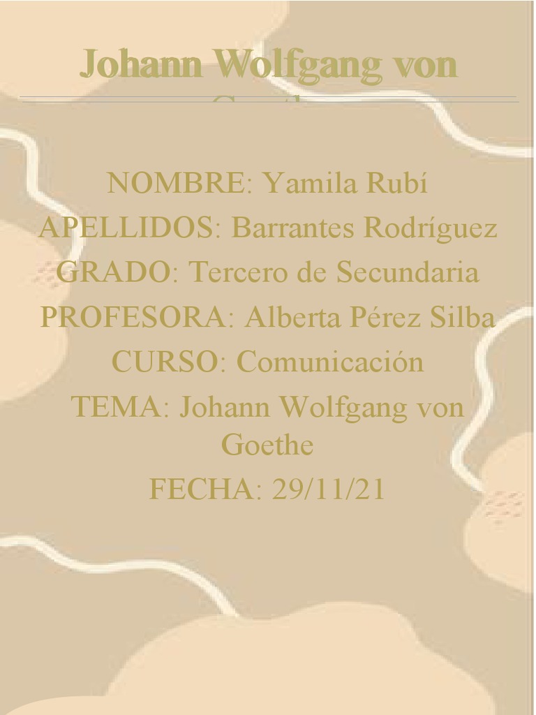 Goethe | PDF | Johann Wolfgang von Goethe