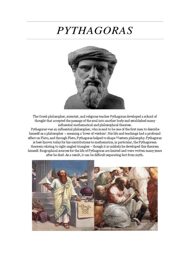 Pythagoras | PDF | Pythagoras