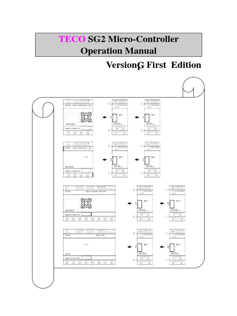 TECO SG2 Controller Manual | PDF | Alternating Current | Electrical Wiring