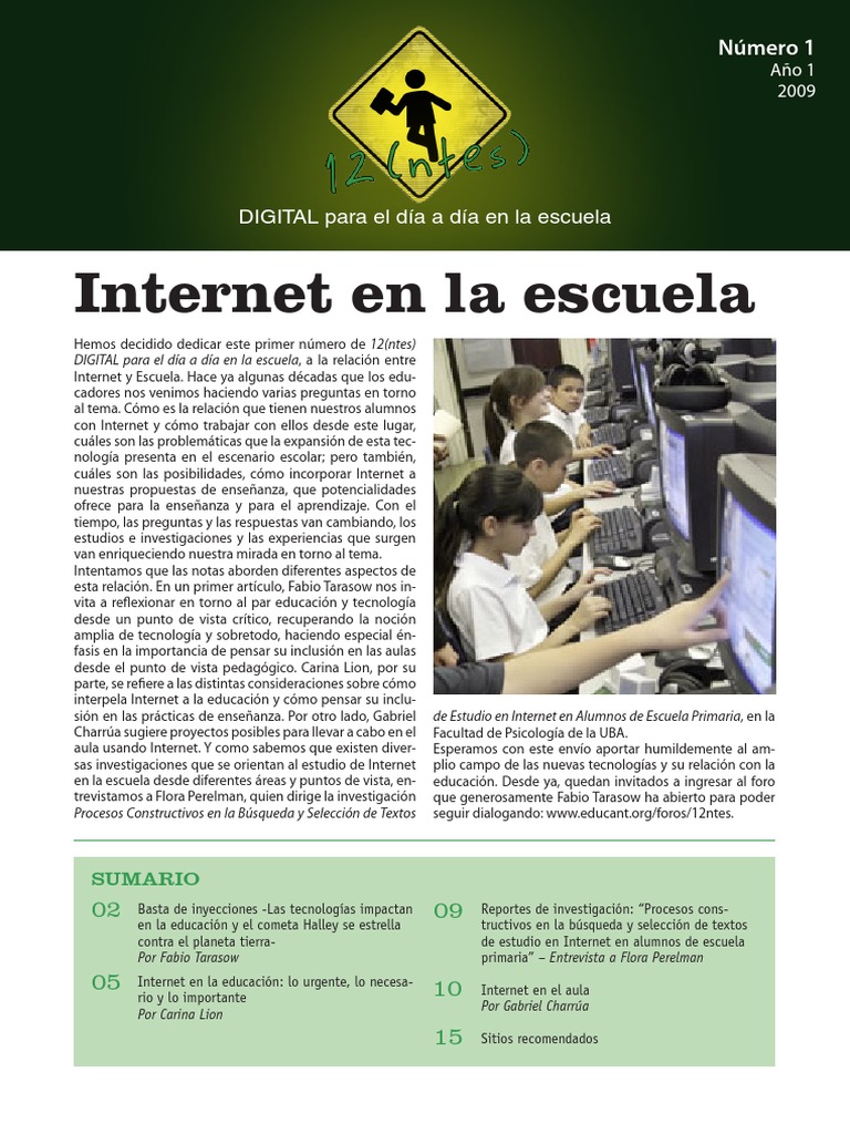 12ntes Digital 1 | PDF | Internet | Aprendizaje