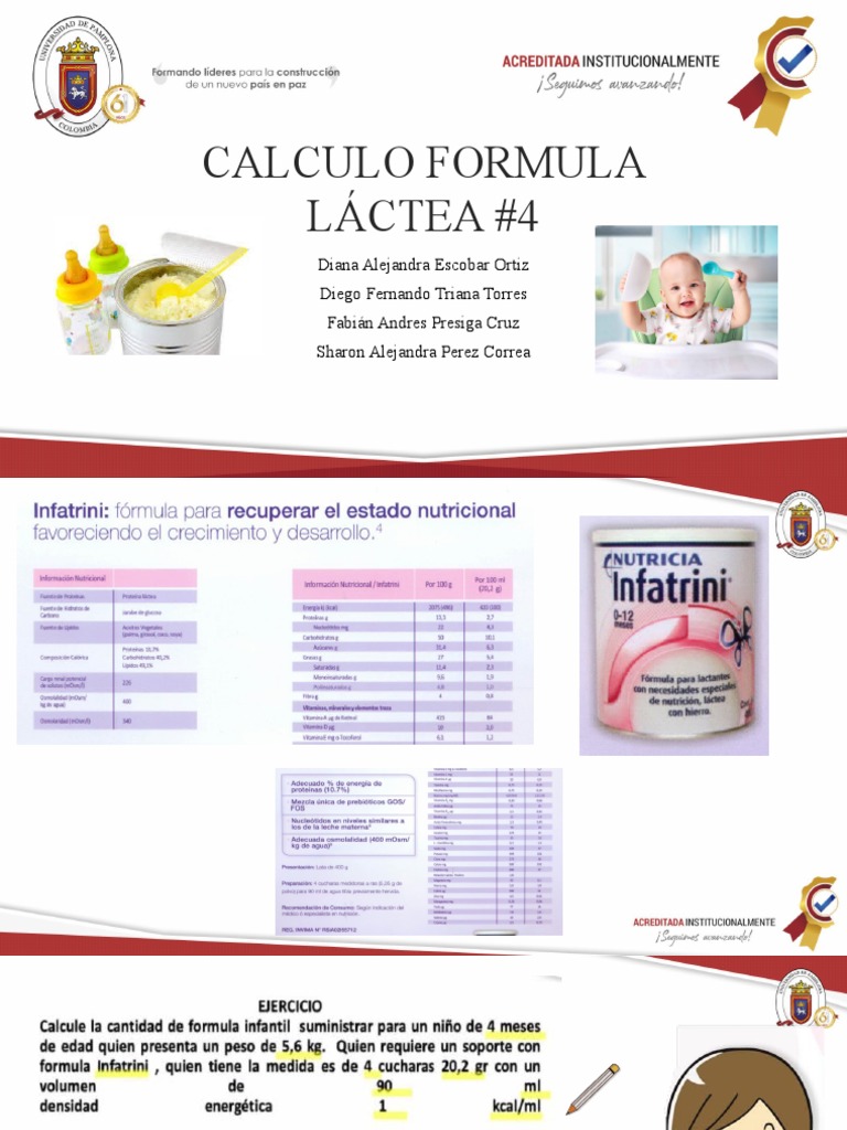 Formula Lactea. | PDF | Bioquímica | Química