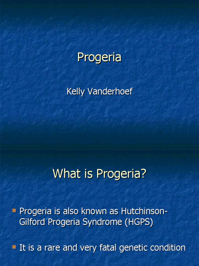 Progeria | PDF