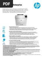 HP M605 Datasheet | PDF | Printer (Computing) | Microsoft Windows