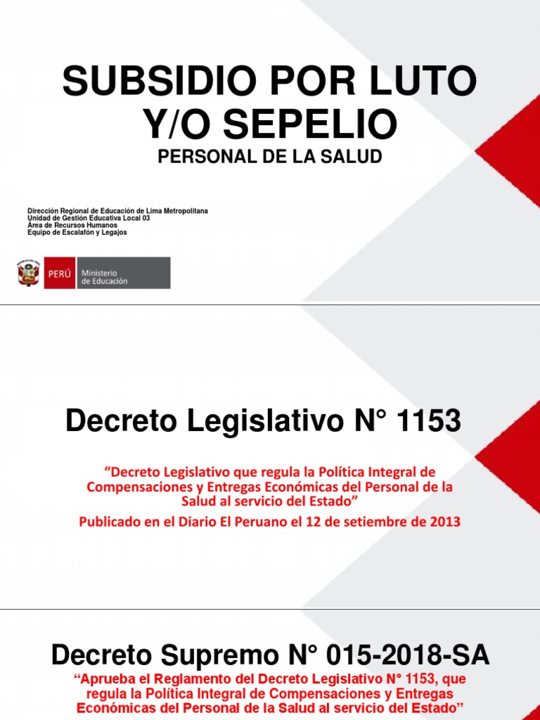 Subsidios por Luto y Sepelio en Salud | PDF | Certificado de nacimiento ...