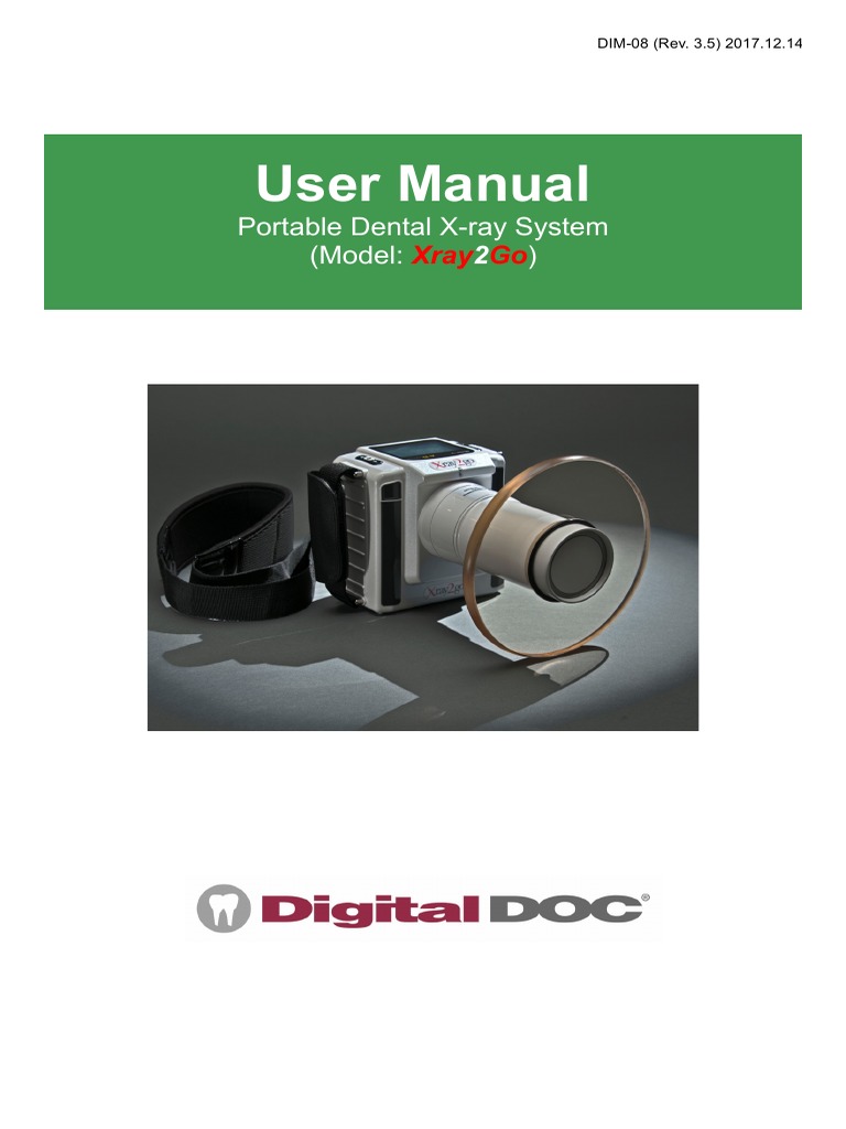 Xray2Go Manual Portable X-Ray System | PDF | Electromagnetic ...