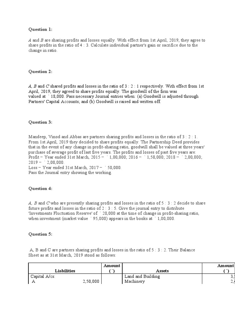 CH 4 Worksheet | PDF | Goodwill (Accounting) | Investing