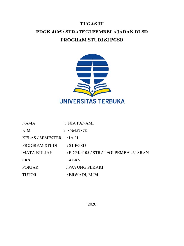 TUGAS III Strategi Pembelajaran | PDF