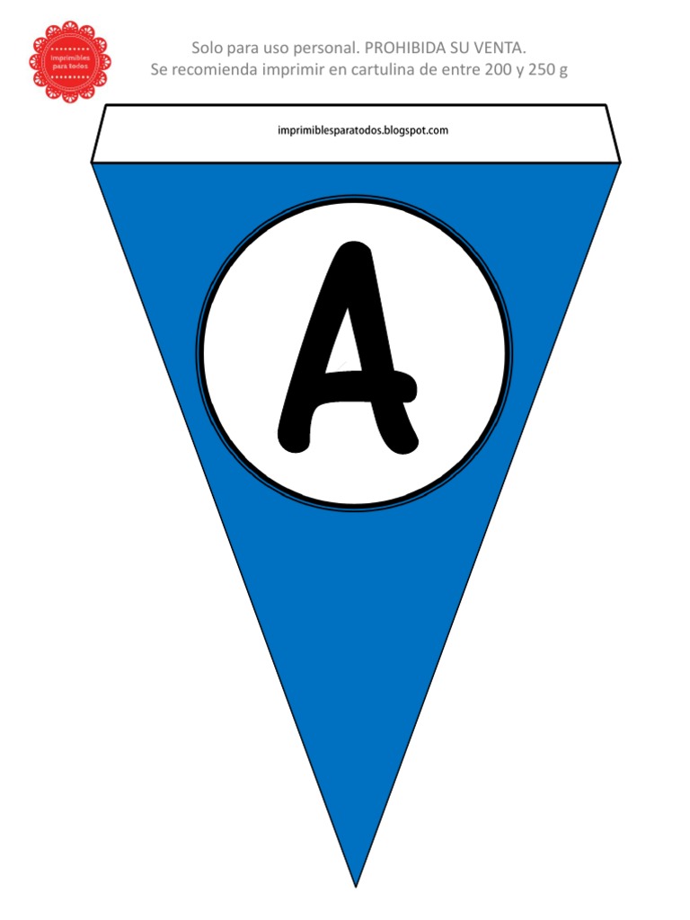 Banderines Azules Alfabeto | PDF | Comunicación escrita | Diseño de ...